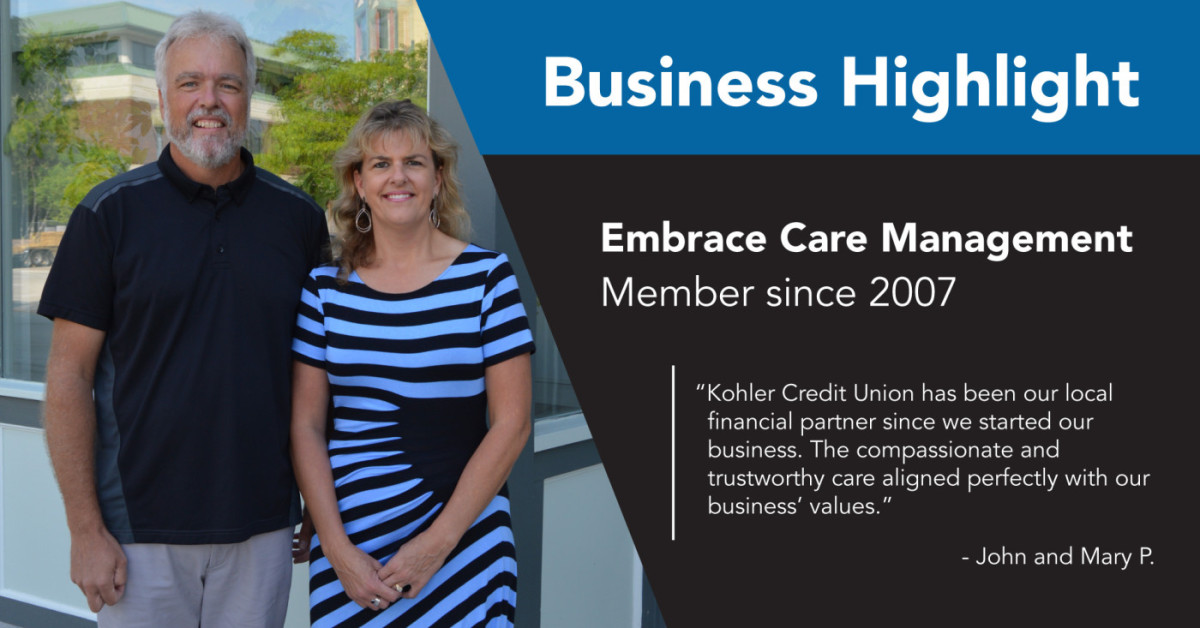Embrace Care Management | Kohler Credit Union