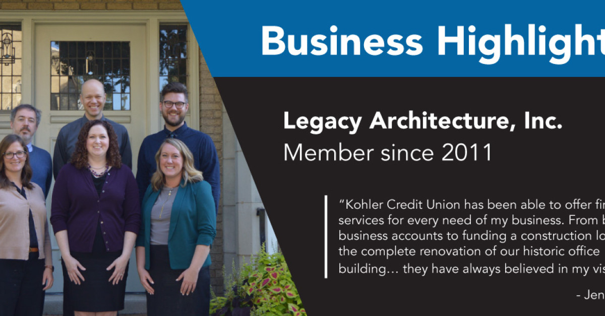 Legacy Architecture, Inc. | Kohler Credit Union