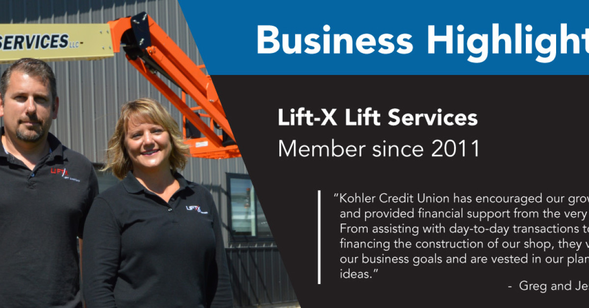 Lift-X Lift Services | Kohler Credit Union
